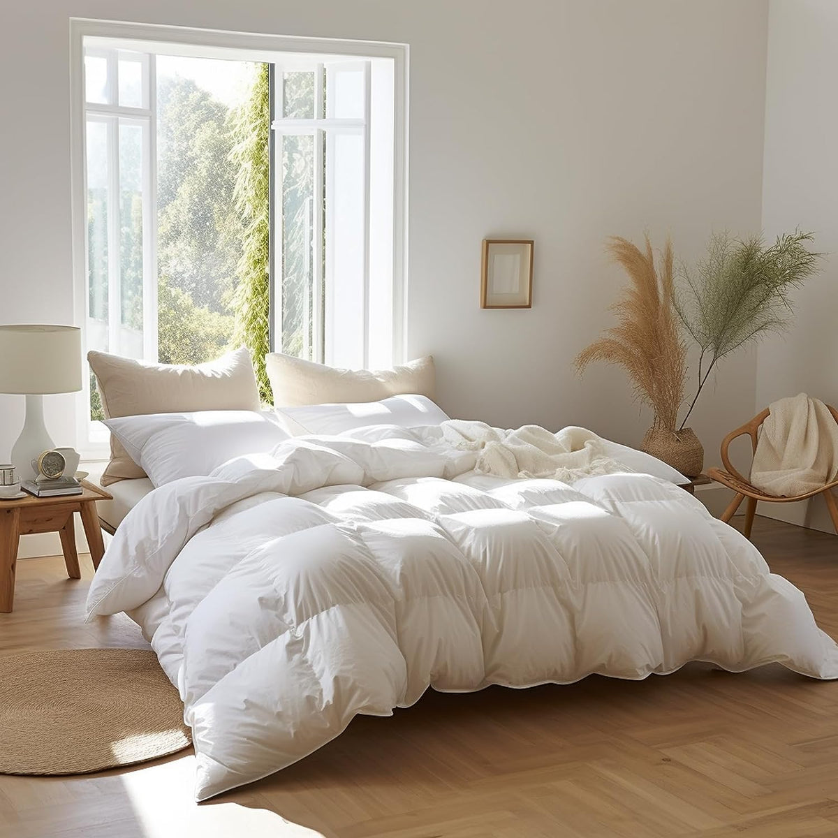 Uncover Bafode's Premium Feather and Down Comforter
